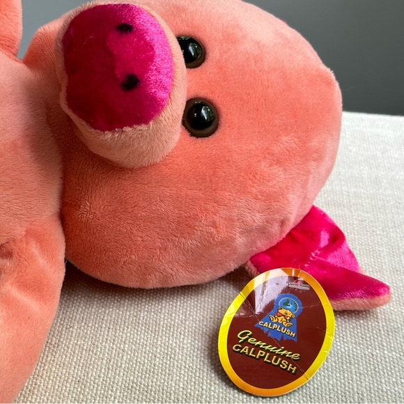 Genuine Calplush | Toys | Nwt Pink Pig Genuine Calplush Cal Plush Farm ...